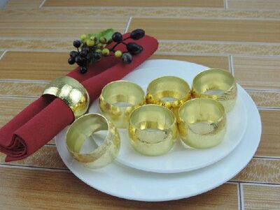 12pcs/lot Table Decoration Serviette Rings Napkin Holder
