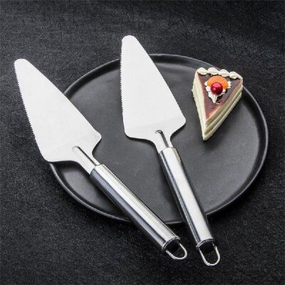 Thickened Stainless Steel Serrated Edge Cake Server Blade