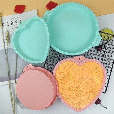 1 PC Silicone Cake Mold 4 6 8 10 Inch Silicone Mould Baking
