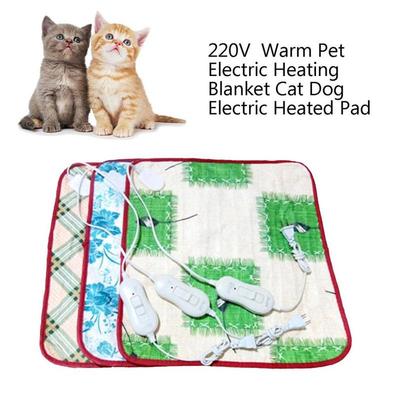 220V Pet Electric Heating Blanket Cat Electric Heated Pad