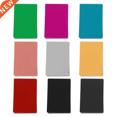 50Pcs Blank Sublimation Metal Name Card Custom Blank Printin