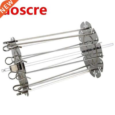 HOT-Stainless Steel Grilled Cage BBQ Roaster Barbecue Kebab