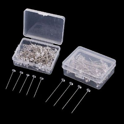 100x Diamond Crystal Sewing Pins Wedding Corsage Bouquet