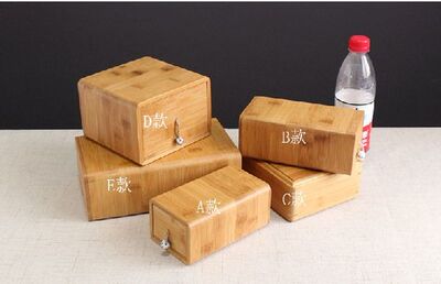 Bamboo drawer box jewelry tea Buddha bead hand string box