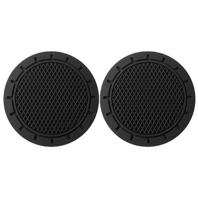 White Ceramic Mugs Set Holder Car Cup Pack Universal Mat