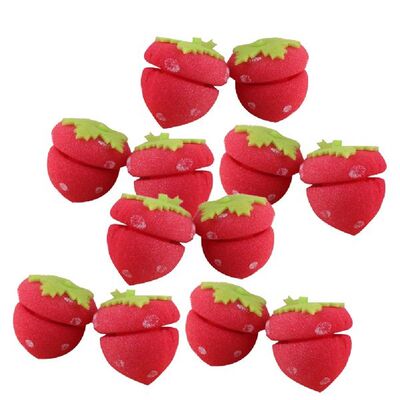 Hair Sponge Rollers Curlercurlerskids Strawberry Curl