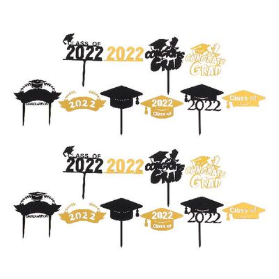 Picks Graduation Inserts Dessert Grad Hat Bachelor Insert