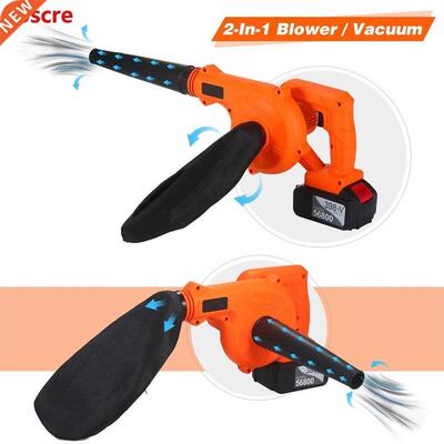 Bellow Cordless Leaf Blower Vacuum 21V 4.0 Ah Lithium Batter