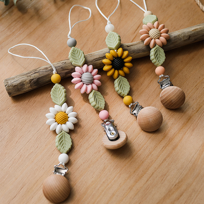Baby Handmade Pacifier Chain Clip Dummy Nipples Holder Clips