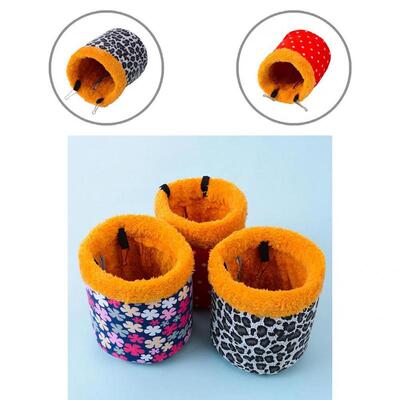 Hamster Nest Cylindrical Shape Keep Warm Thicken Plush