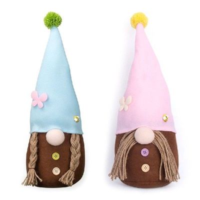 K1MF Dekorasi Liburan Kurcaci Paskah Musim Semi Buatan