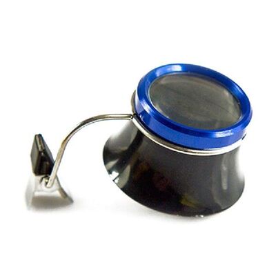 Clip On Eyeglass Magnifier Portable Loupes Magnifying Lens