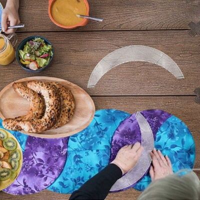 Tablecloth Braided Twist Templat,Cloth Patchwork Ruler DIY