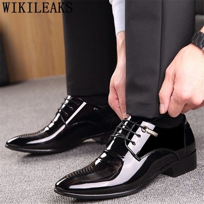 Black Designer Formal Oxford Shoes For Men Wedding Shoes Le