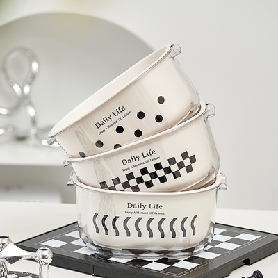 Two-story leaching baskets at home use kitchen leaching bowl