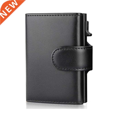 2022 Fashion Aluminum Credit Card Wallet RFID Blocking Trifo