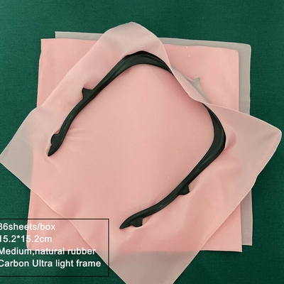 Dental Rubber Dam Sheets Natural Adult Pink Carbon Fibre Fr