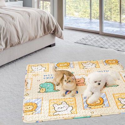 Reusable Dog Pee Pad Cute Dog Housebreaking Pads Washable