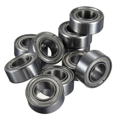 10Pcs 5 x 10 x 4mm MR105 MR105ZZ Metal Sealed Shielded Minia