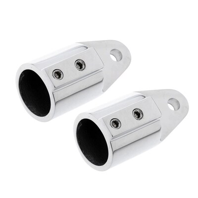 1 Pair Boat Bimini Top Eye End Cap Fitting 25mm Pipe For Yac
