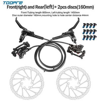 Toopre Bike Brake Pads Hydraulic Brakes for Bikes MTB Kit S
