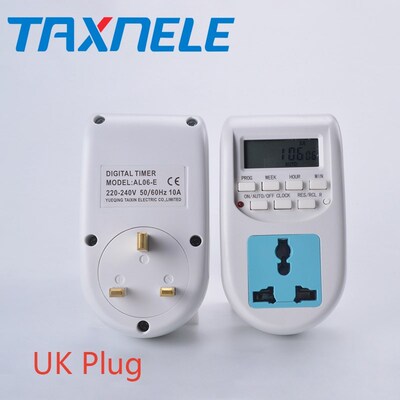 Digital Time Switch Timer With K E Socket Weekly Programmabl