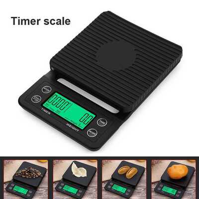 3kg 5kg/0.1g LCD Digital Weight Coffee Scales Portable Mini