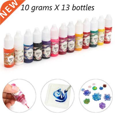 13 Colors 10g Liquid Epoxy Resin Pigment Colorant Highly Con