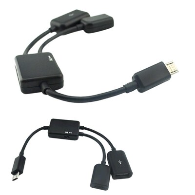 Durable TV Adapter Cable Transfer Splitter 0.2 M Keyboard M