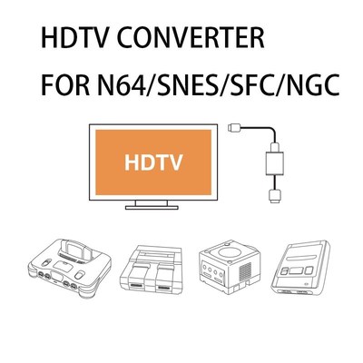 HDMI Adapter for Sega Dreamcast Consoles Dreamcast HDMI/HD-L