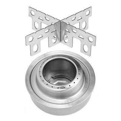 Lixada Camping Cookware Stoves Stand-Rack Stainless-Steel Fu