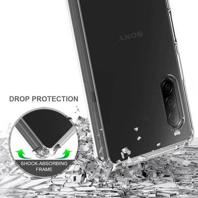 Soft Silicon TP/PC Case Sony Xperia 10 II Fundas Capa Shock