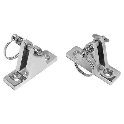 2 Pack Marine Grade Nylon Bimini Top 90° Stainless D