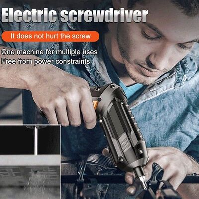 Mini Electric Screwdriver Set Cordless Drill USB