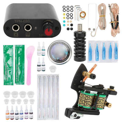 Tattoo Kit Tattoo Machine Set Coil Tattoo Machine 90?265V