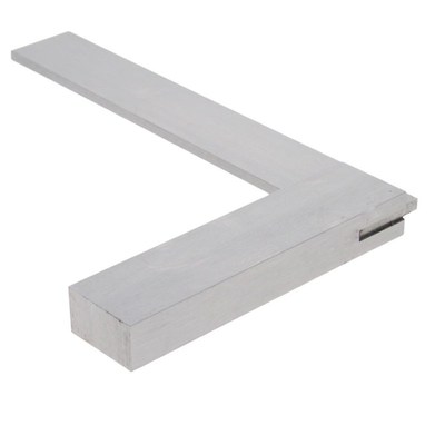 Utoolmart Silver Wide Seat Square Metric Right Angle Ruler S