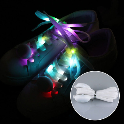 LED Sport Shoe Laces Flash Light Glow Stick Strap Shoelaces