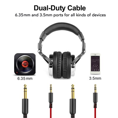 Over Ear Headphones Hifi Studio DJ Headphone Wired Monitor M