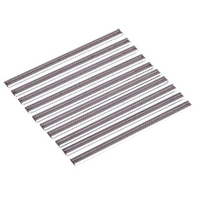 10Pcs Reversible High Speed Steel Planer Blades 82Mm X