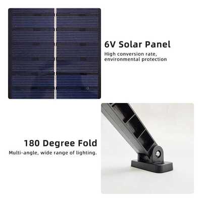 Remote control LED Solar Street Lights PIR Motion Sensor Sma