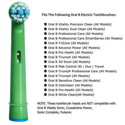 Electric Toothbrush Brush Heads For Braun Oral B 3D Whitenin