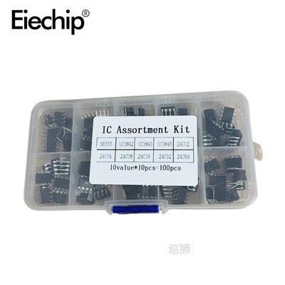 100pcs/lot In common use DIP IC kit NE555 UC3842 UC3843 UC38