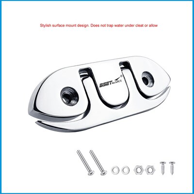 120mm Stainless Steel 316 Boat Flip Up Folding Pull Up Cleat