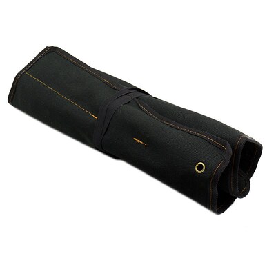 Chisel Carrying Case Canvas Pocket Tool Roll Holder Wrench P