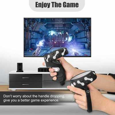 3in1 Touch Controller Silicone Grip Ring Cover+Adjustable Ha
