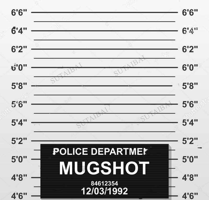 Custom Criminal Mug Shot Police Lineup Mugshot Photography_虎窝淘