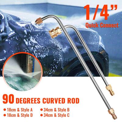 Promotion! 90 Degrees Curved Rod Washer Gutter Cleaner Attac
