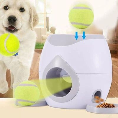 Pet Dog Tennis Reward Machine Toy Pet Ball Launcher Toy IQ