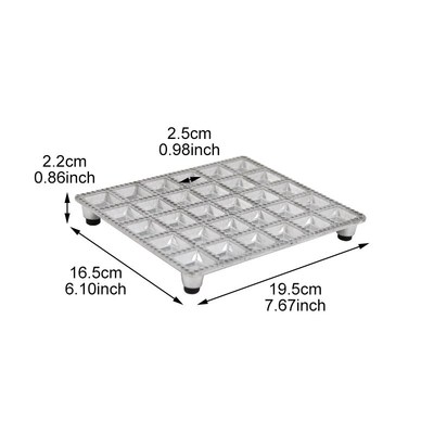 1PCS Aluminium Alloy Dumpling Empanada Mould Ravioli Dough P