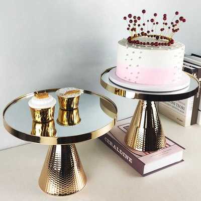 Mirror Cake-Stand Decorative-Jewellery-Plate Wedding-Plate D